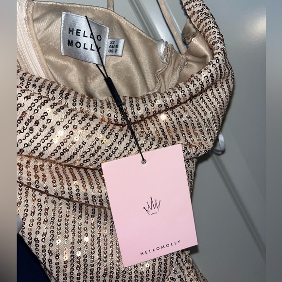 Hello Molly | Dresses | Hello Molly Hand Me A Spritz Sequin Dress ...
